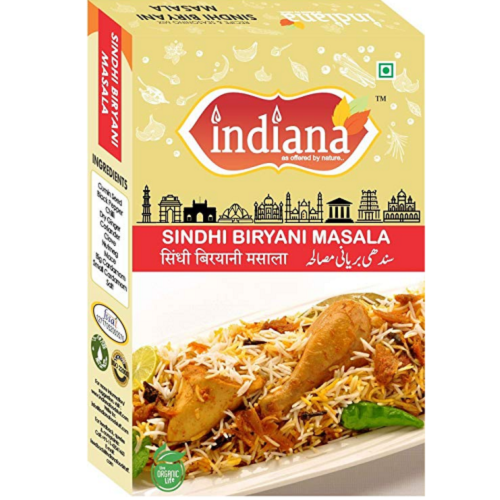 Indiana Sindhi Biryani Masala (50g Each Packet) For 1Kg Meat – Indiana